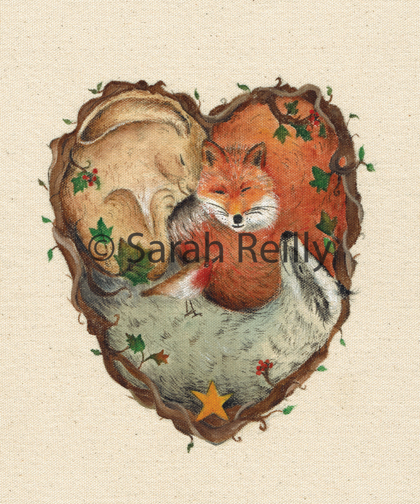 Heart of the Woodland Bookmark - Love Country by Sarah Reilly
