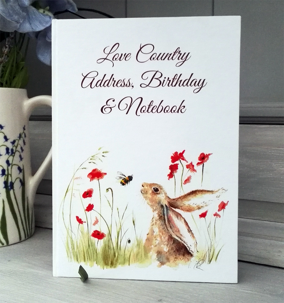 Address, Birthday & Notebook - Love Country by Sarah Reilly