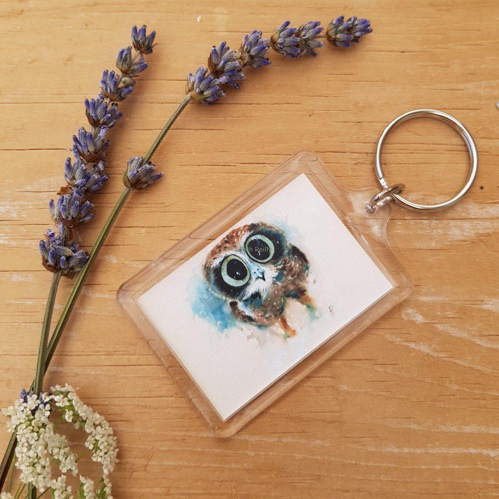 Little Night Owl Keyring - Love Country by Sarah Reilly