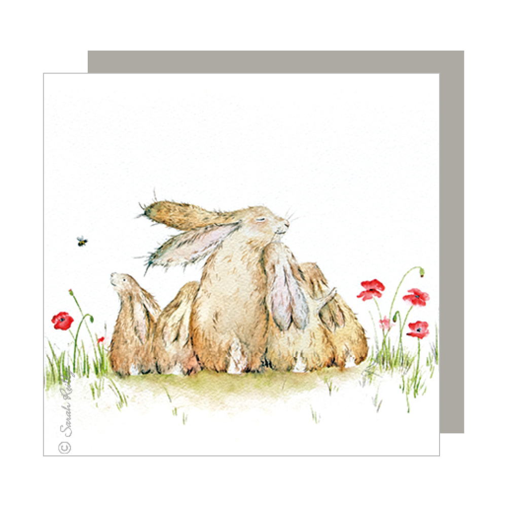 Our Family Greeting Card - Love Country by Sarah Reilly