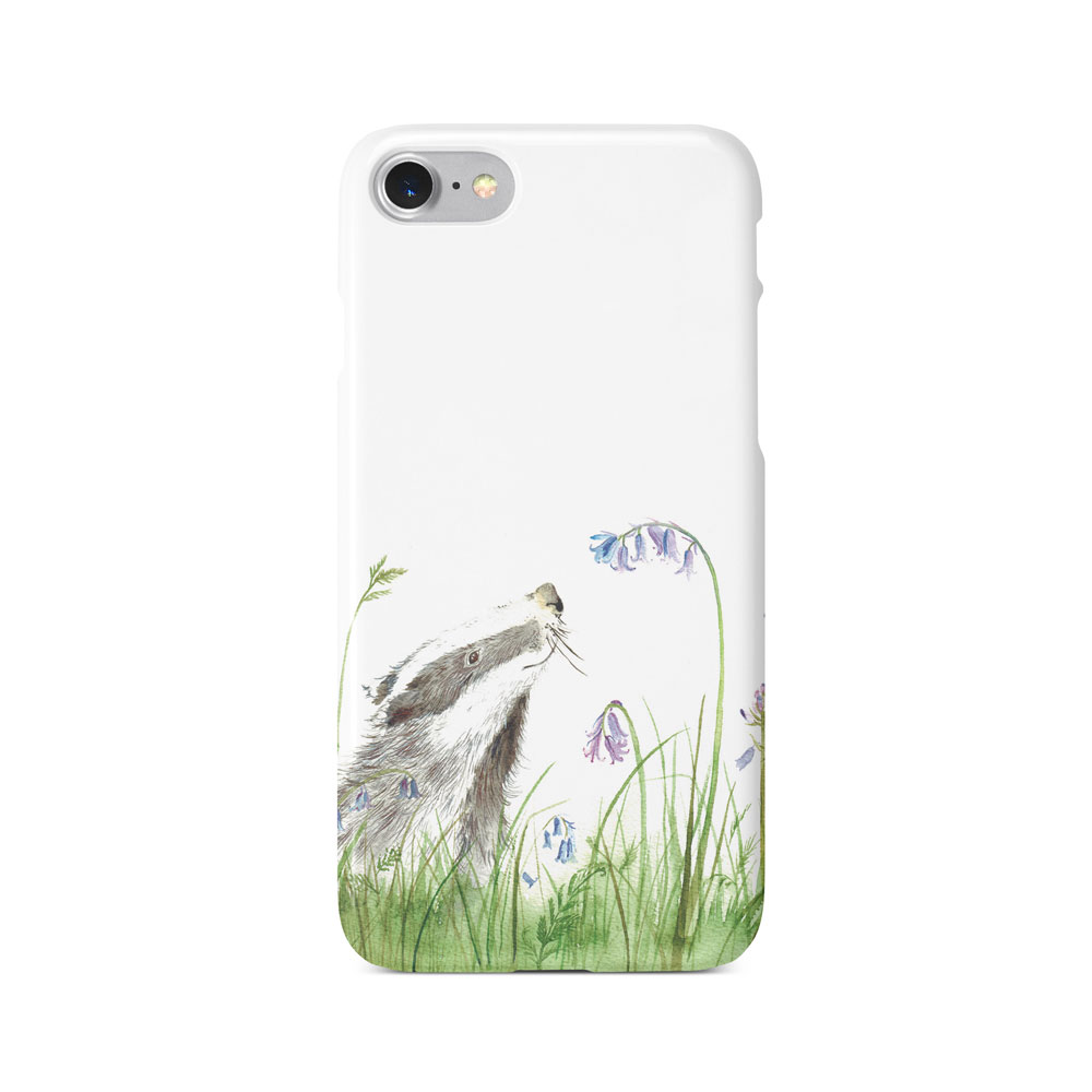 Blissful Badger Phone Case - Love Country by Sarah Reilly
