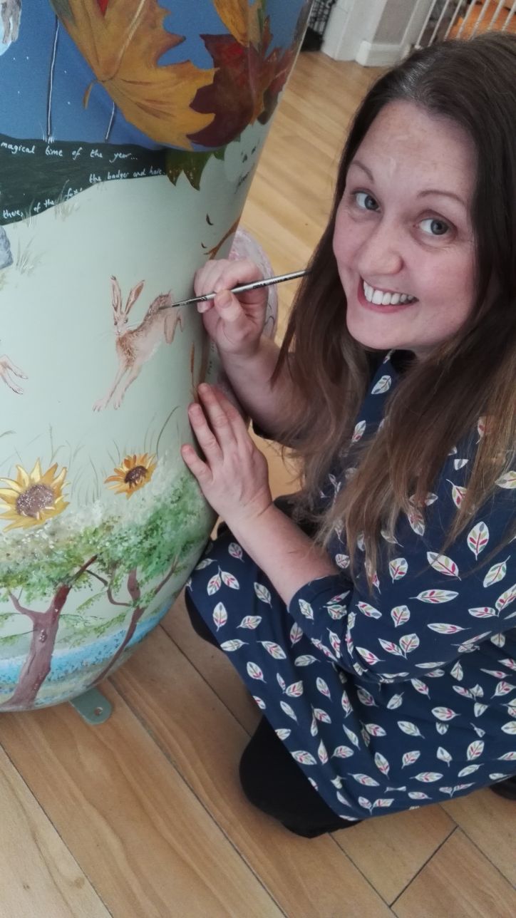 WIN an Original Piece of Artwork!! - Love Country by Sarah Reilly