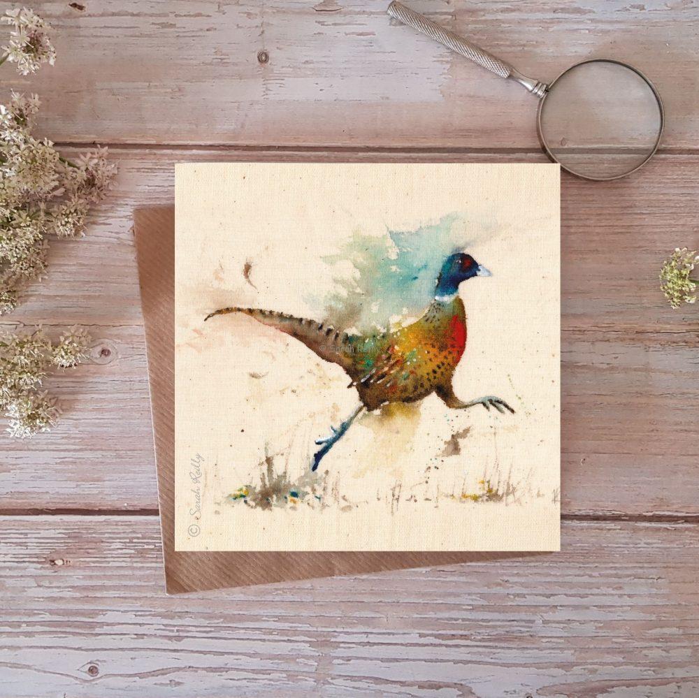 Hurry Scurry Greeting Card - Love Country by Sarah Reilly