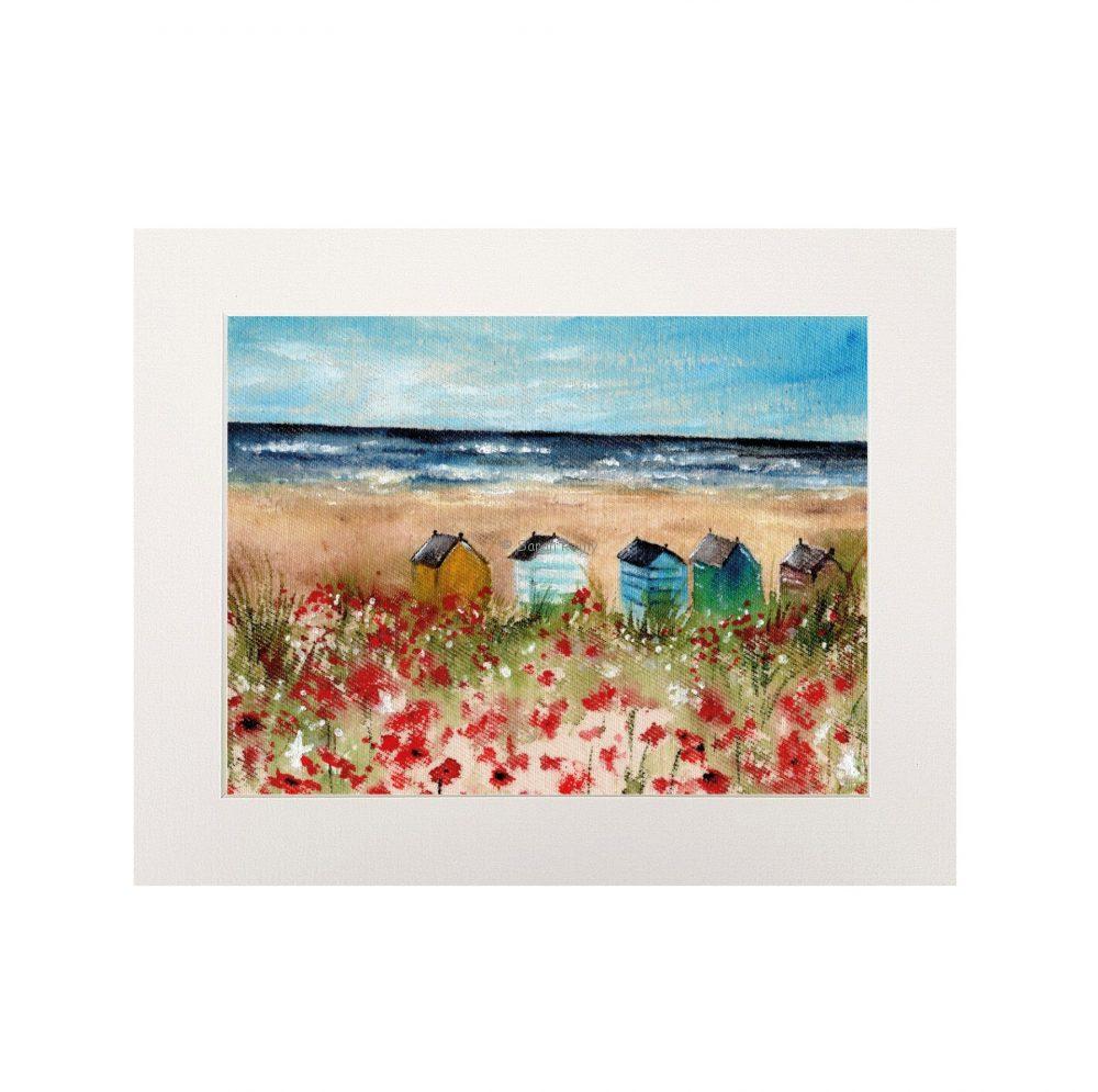 Seaside Poppies Print (Landscape) - Love Country by Sarah Reilly