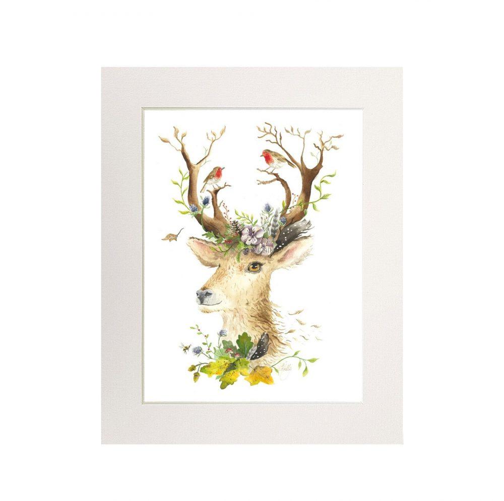 Spirit of the Forest Print (Portrait) - Love Country by Sarah Reilly