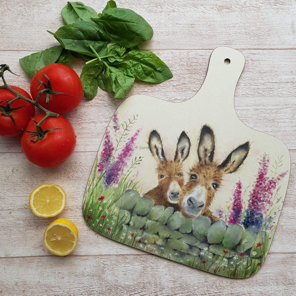 Pip and Poppy Chopping Board - Love Country by Sarah Reilly