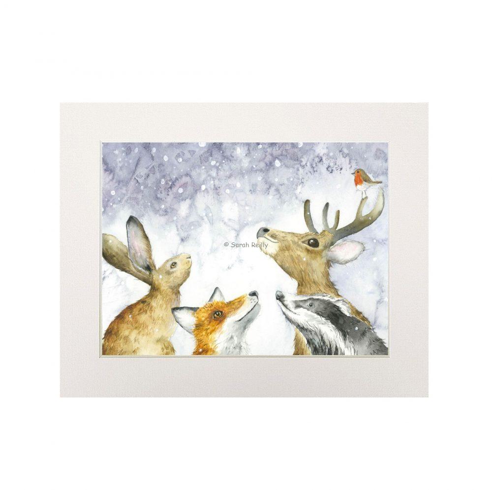 Christmas Prints - Love Country by Sarah Reilly