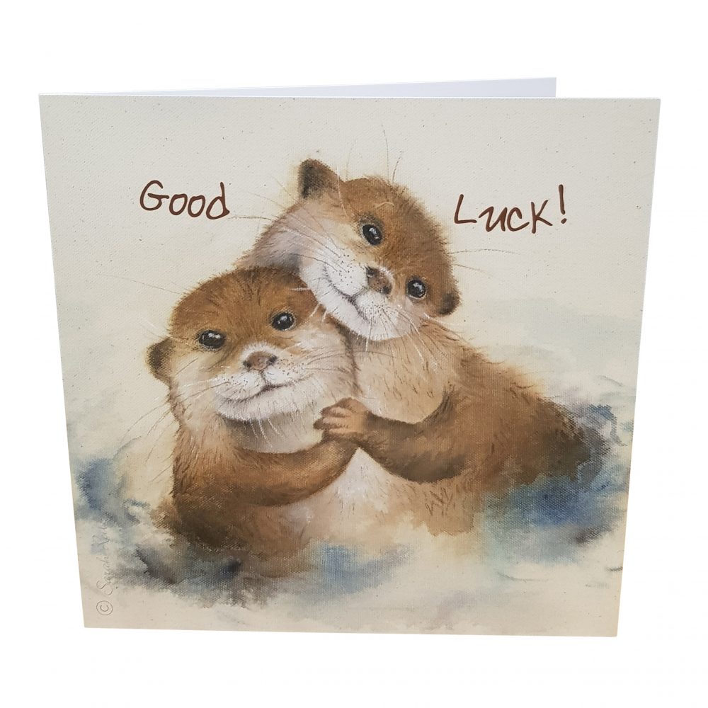 Good Luck Occasion Card (Utterly Otterly) - Love Country by Sarah Reilly