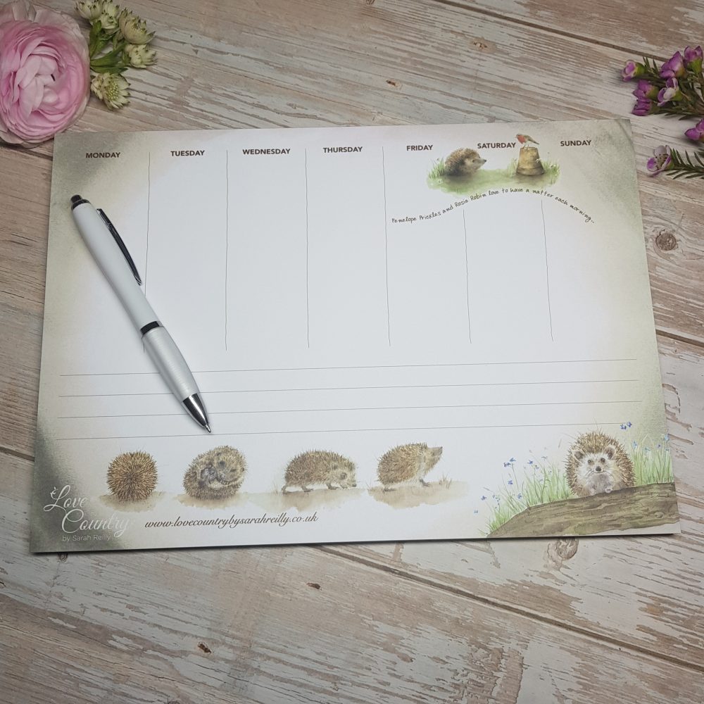 Rosie Robin Weekly Planner - Love Country by Sarah Reilly
