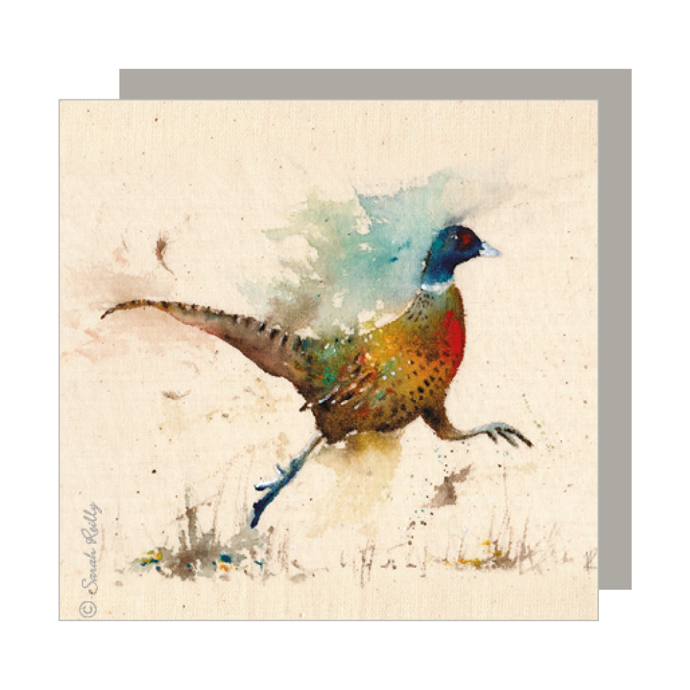 Hurry Scurry Greeting Card - Love Country by Sarah Reilly