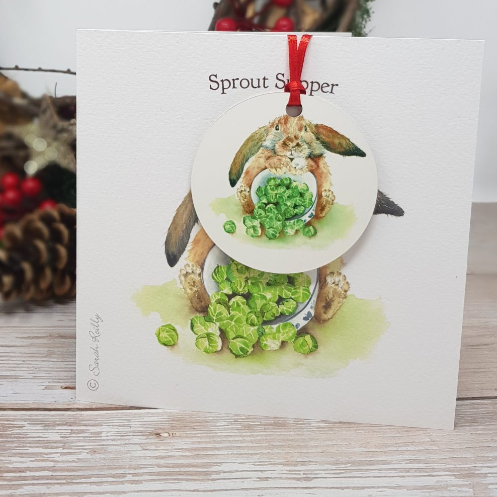 Sprout Supper Bauble Card - Love Country by Sarah Reilly