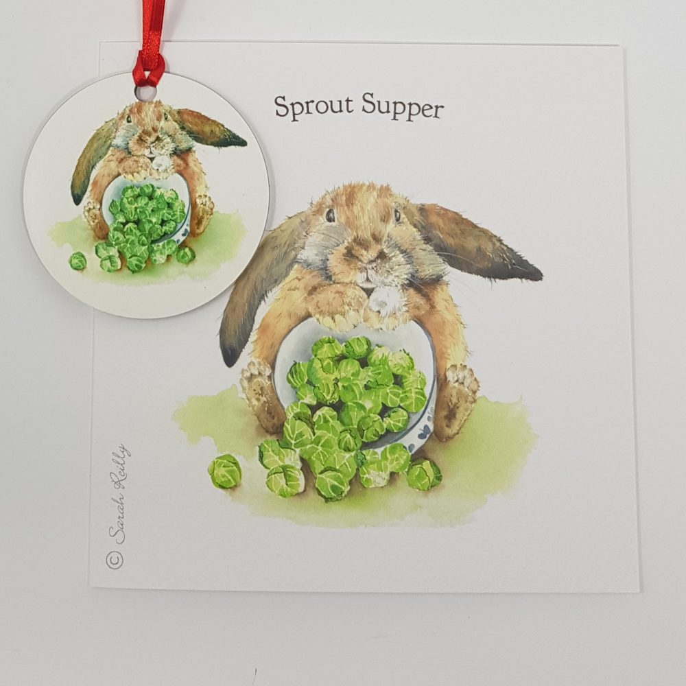 Sprout Supper Bauble Card - Love Country by Sarah Reilly