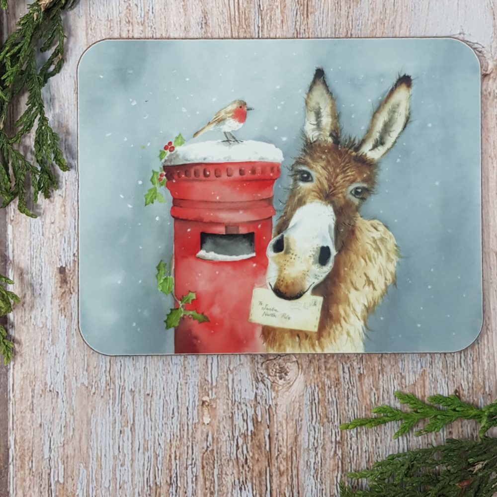 Donkey's Wish Coaster - Love Country by Sarah Reilly