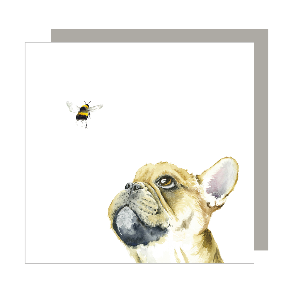 Wishing on a Bee Pawprints Greeting Card - Love Country by Sarah Reilly