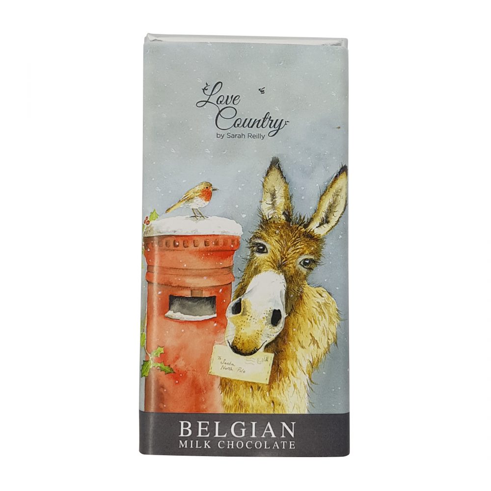 Donkey's Wish Luxury Belgian Chocolate Bar - Love Country by Sarah Reilly