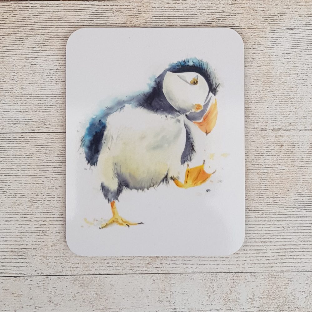 Pickle the Puffin Coaster - Love Country by Sarah Reilly