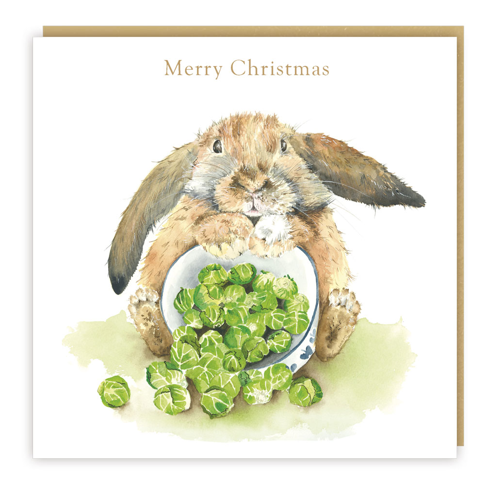 Sprout Supper Luxury Foil Christmas Card - Love Country by Sarah Reilly