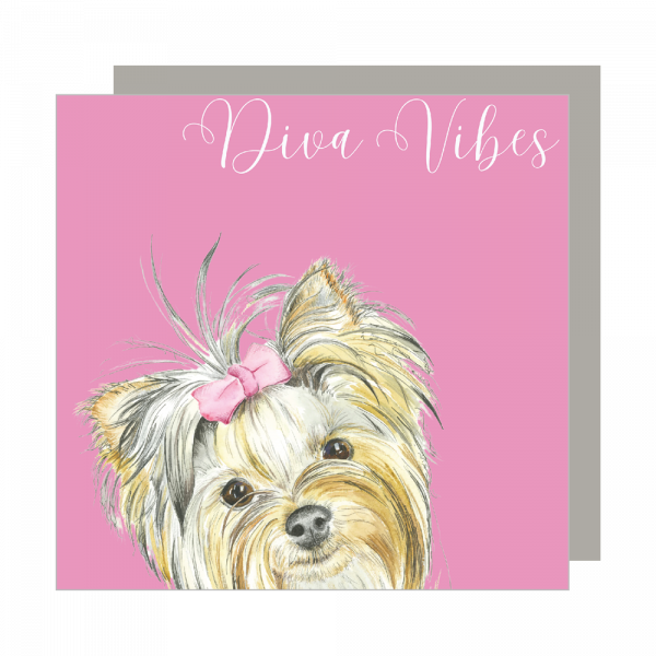 Diva Vibes Pawsitive Vibes Card - Love Country by Sarah Reilly