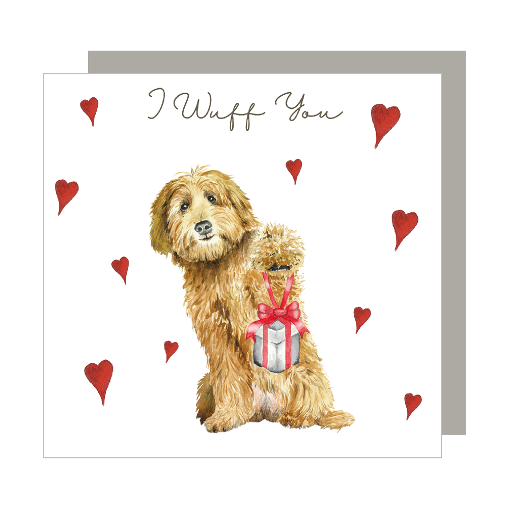 I Wuff You Pawsitive Vibes Card - Love Country by Sarah Reilly