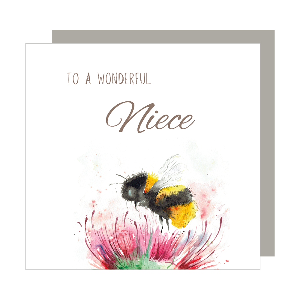 Wonderful Niece Relation Card - Love Country by Sarah Reilly