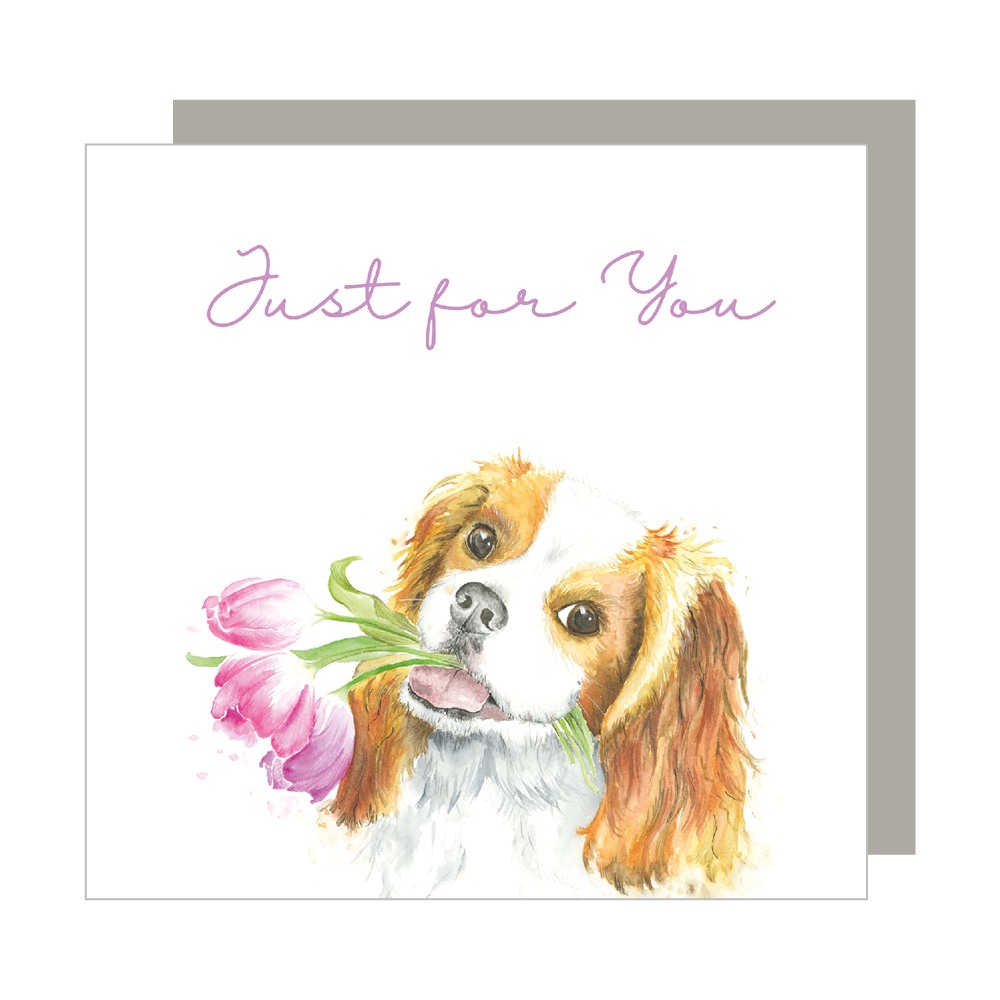 Just for You Waggy Tail Wishes Card - Love Country by Sarah Reilly