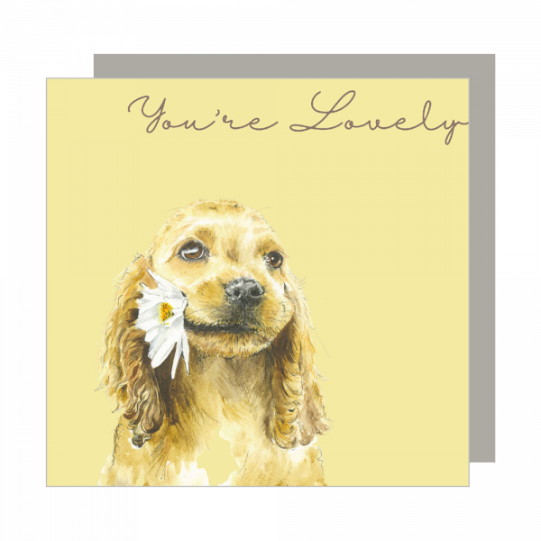 You're Lovely Pawsitive Vibes Card - Love Country by Sarah Reilly