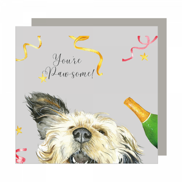 You're Pawsome Pawsitive Vibes Card - Love Country by Sarah Reilly