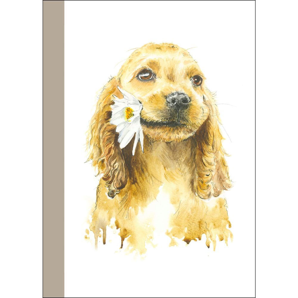 Daisy Cocker Spaniel A6 Notebook - Love Country by Sarah Reilly