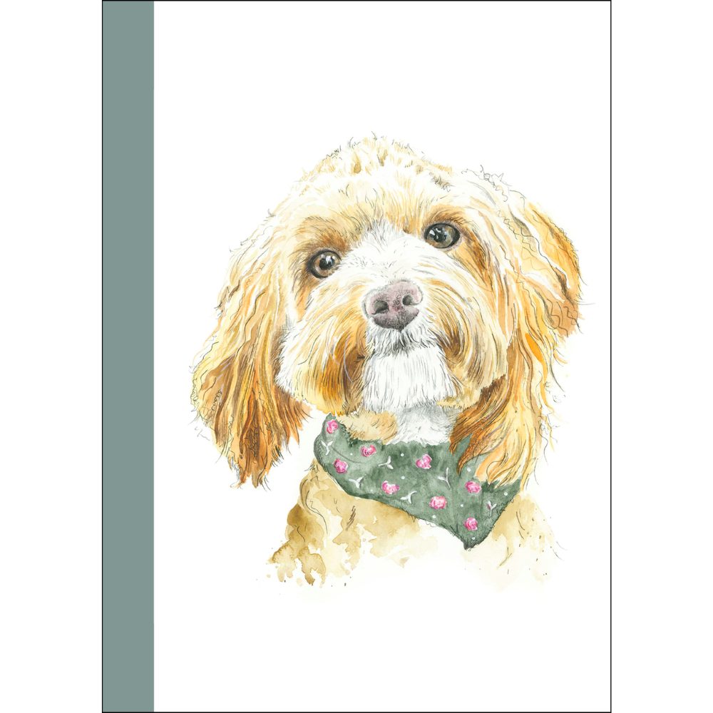 Teddy Cockerpoo A6 Notebook - Love Country by Sarah Reilly