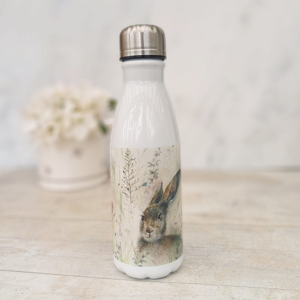 Spring is Hare Water Bottle - Love Country by Sarah Reilly