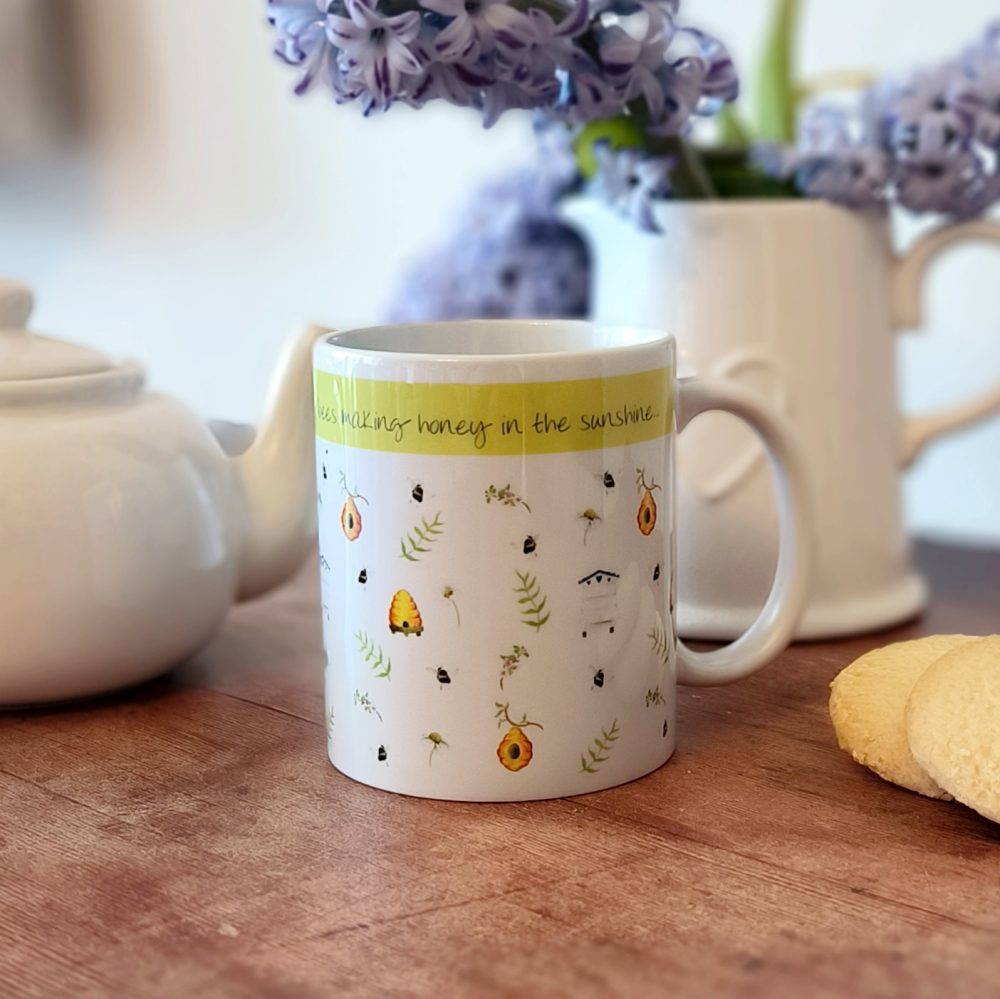 The Beekeeper Ceramic Mug - Love Country by Sarah Reilly